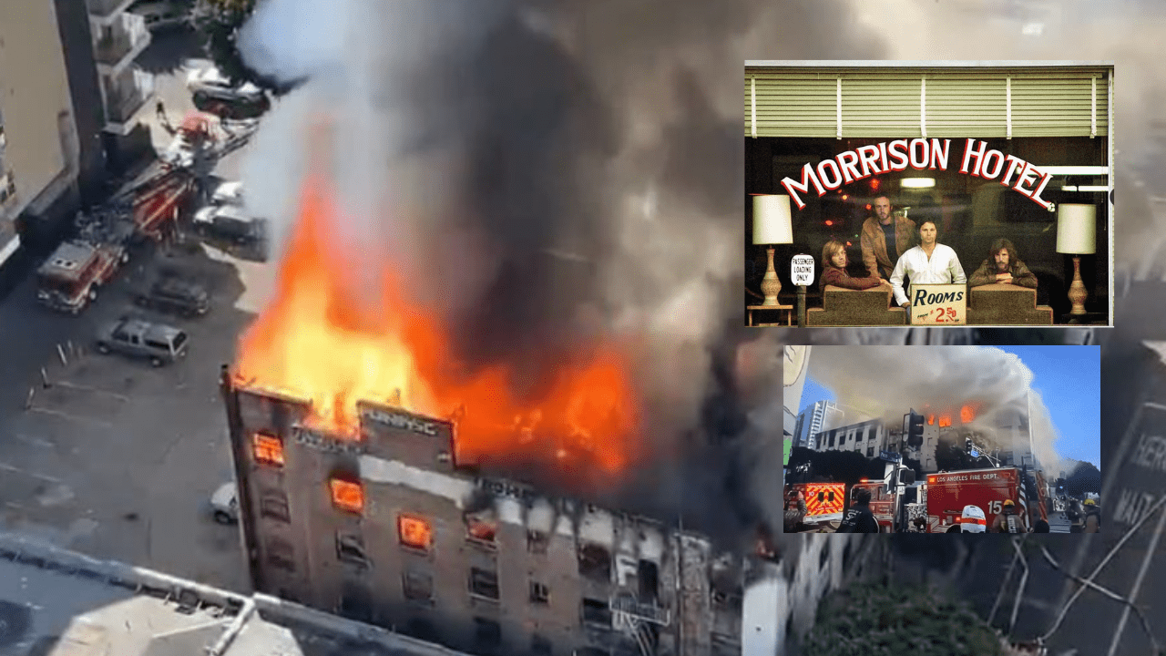 Incendio en Hotel Morrison en Los Ángeles: Lugar donde The Doors sacó ...