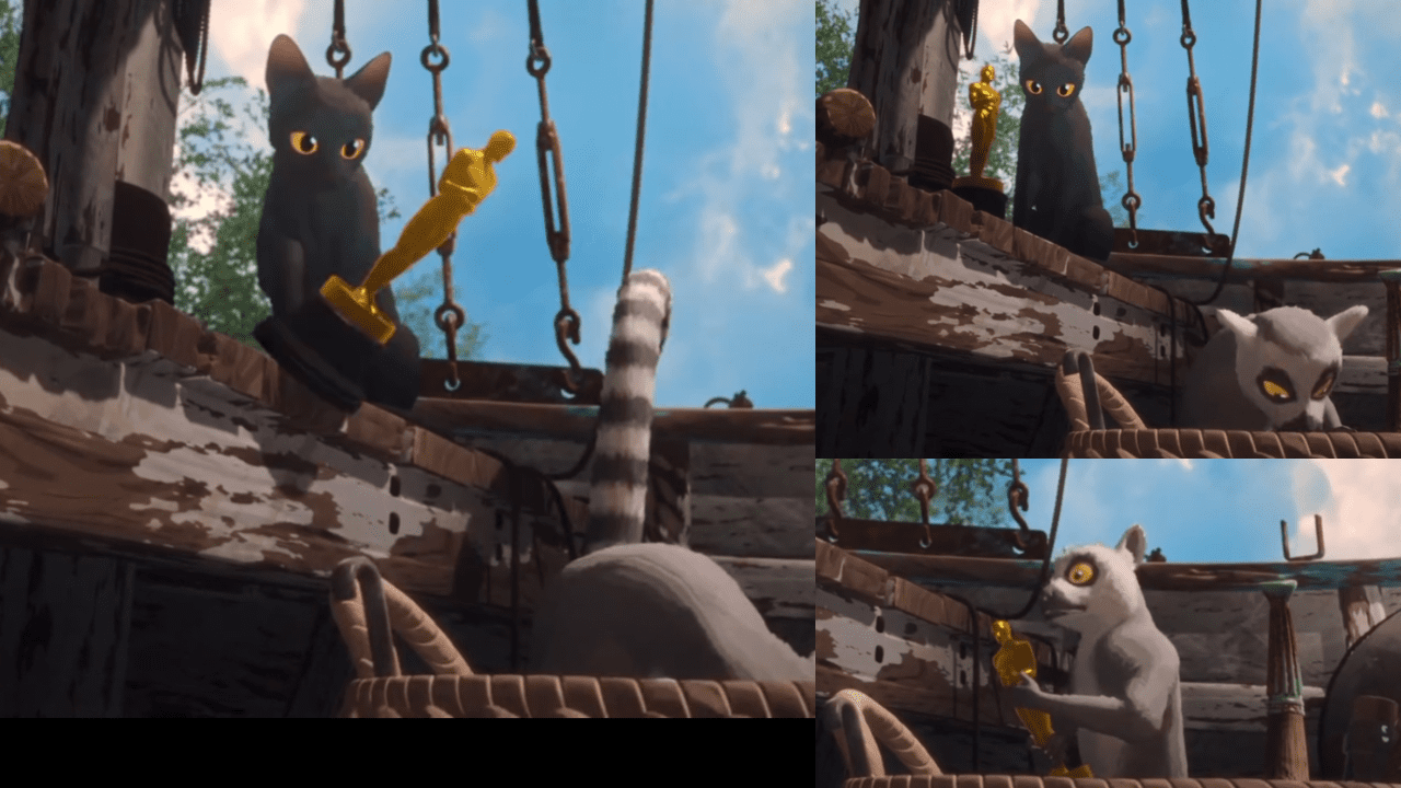 El famoso gatito de Flow presume su Oscar en redes sociales - RexNews