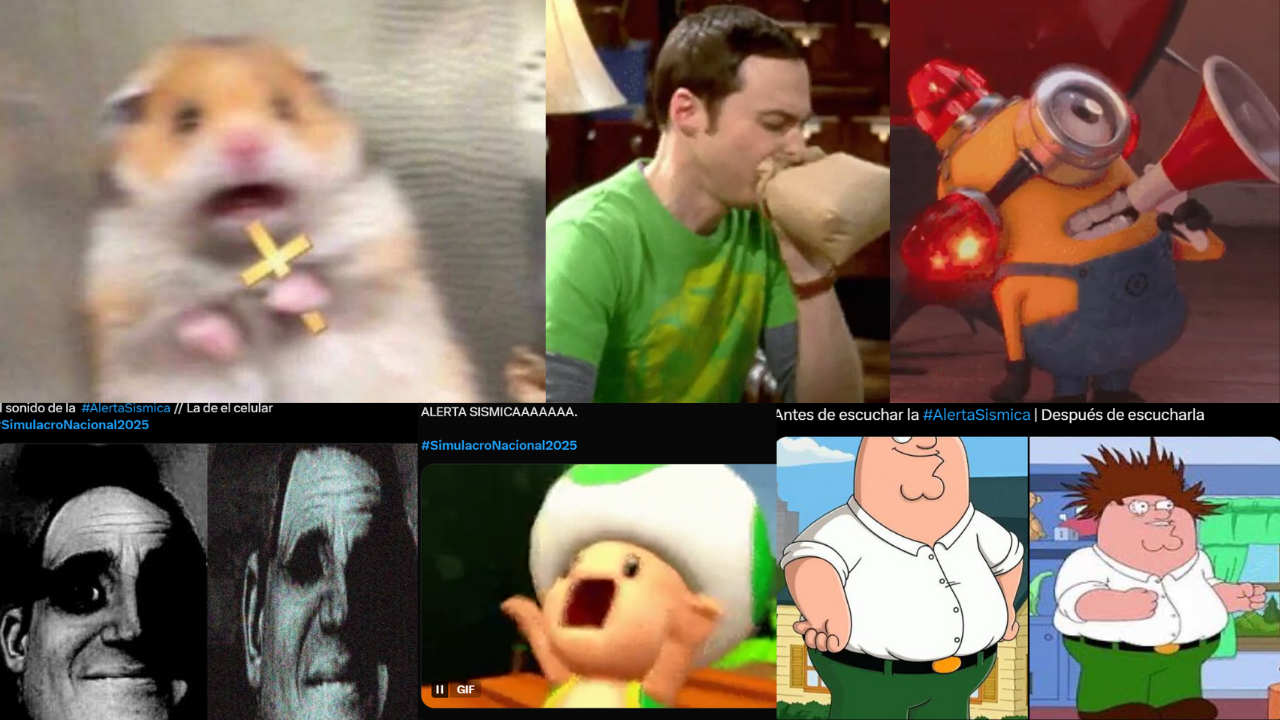 Estos fueron los mejores memes del Simulacro Nacional 2025 - RexNews