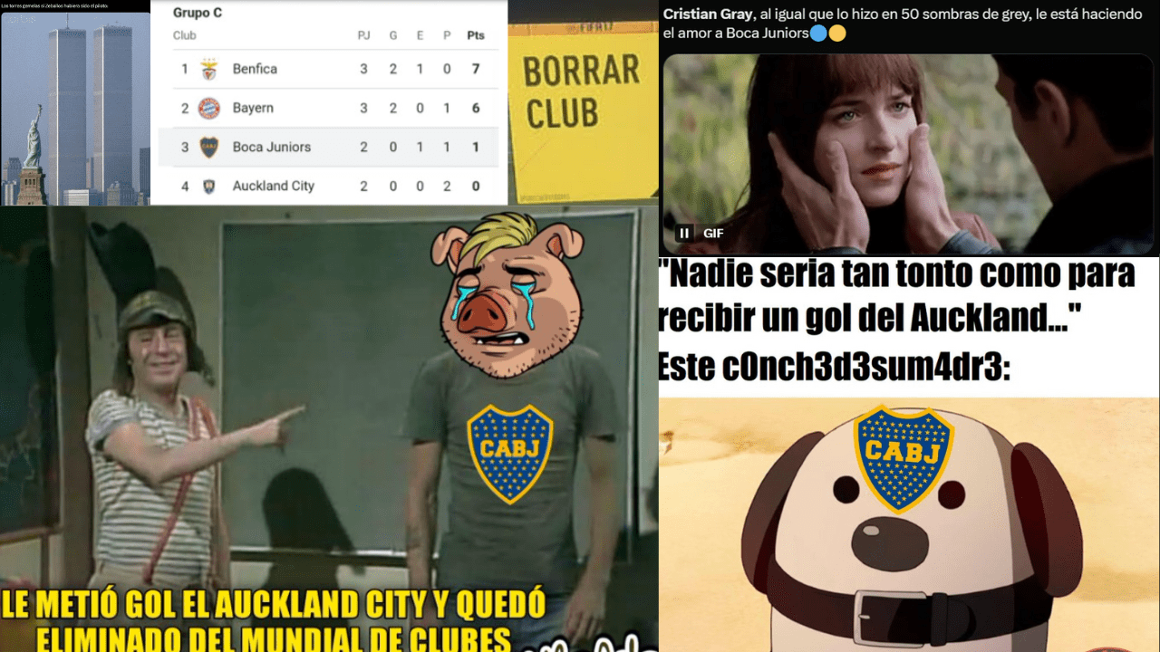 Los mejores memes de la eliminación de Boca Juniors del Mundial de ...