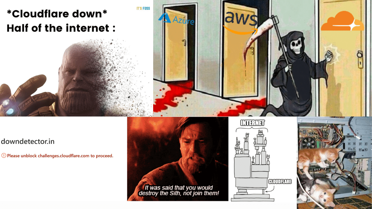 Los mejores memes de la caída de Cloudflare - RexNews